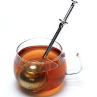 China Stainless Steel Tea Ball Infusers Long Handle For Leaf Tea Spices for sale
