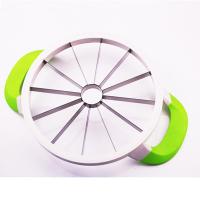 China Stainless Steel Handheld Watermelon Cutter 12 Blade Round Fruit Divider for sale