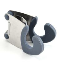 China Stainless Steel Pot Clip Holder 8x5.1cm Kitchen Utensil Rest for Restaurant Cooking for sale