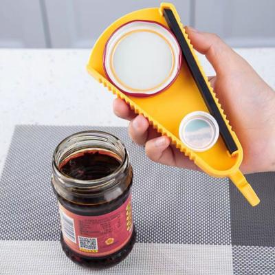 China 3 in 1 Multi-Functional Jar Opener for Beer Bottles ABS Plastic 19.5 cm Kitchen Gadget for sale