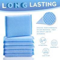 China Nylon Blue Scrubbing Pads Long Lasting And Reusable for sale