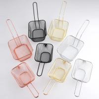 China Mini Stainless Steel French Fries Fry Basket 10.5cm Long Handle for Kitchen Restaurant for sale
