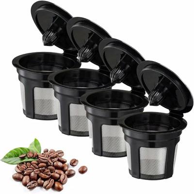 China Stainless Steel Reusable Coffee Filters 4 Pack Universal Fit Eco Friendly BPA Free for sale