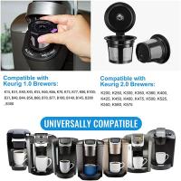 China Stainless Steel Reusable Coffee Filters 4 Pack Universal Fit Eco Friendly BPA Free for sale