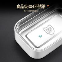 China Multicolor Stainless Steel Large Capacity Adult Bento Box 2 Stackable Containers Leakproof Lunch for sale