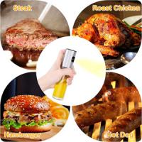 China 100ml Olive Oil Sprayer Stainless Steel Cap Kitchen Oil Mister for Cooking for sale