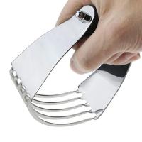 China Stainless Steel Dough Blender Heavy Duty Blades 12 Inch Pastry Cutter Kitchen Tool for sale