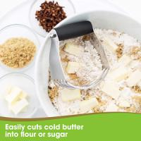 China Stainless Steel Dough Blender Heavy Duty Blades 12 Inch Pastry Cutter Kitchen Tool for sale