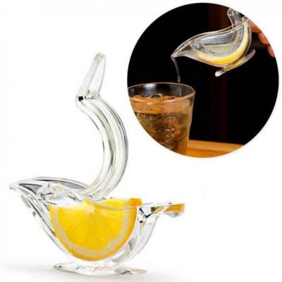 China Acrylic Manual Lemon Slice Squeezer Elegance Bird Shape for sale