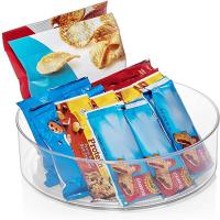 China Round Plastic Clear Rotating Turntable Storage Organizer For Kitchen for sale