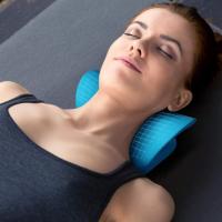 China EVA Cervical Traction Pillow 22x17.5x12.5CM Neck Shoulder Relaxer Chiropractic Support for sale
