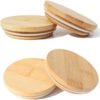 China Multicolor 10 Oz Frosted Glass Candle Jars with Bamboo Lids for Household Storage for sale
