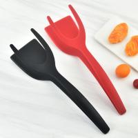 China 2 in 1 Grip Flip Tongs PP Material 30.5cm Nonstick Egg Spatula Bread Barbecue for sale