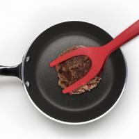 China 2 in 1 Grip Flip Tongs PP Material 30.5cm Nonstick Egg Spatula Bread Barbecue for sale