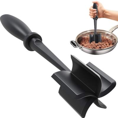 China Heat Resistant Nylon Meat Chopper Masher Smasher for Hamburger 28cm 450F for sale