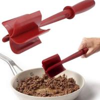 China Heat Resistant Nylon Meat Chopper Masher Smasher for Hamburger 28cm 450F for sale