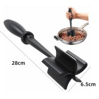 China Heat Resistant Nylon Meat Chopper Masher Smasher for Hamburger 28cm 450F for sale