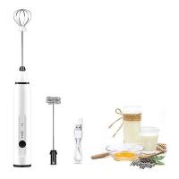 China USB Rechargeable Immersion Blender Mini Frother 13000 RPM for Coffee Cappuccino Latte for sale