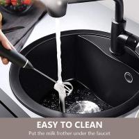China USB Rechargeable Immersion Blender Mini Frother 13000 RPM for Coffee Cappuccino Latte for sale