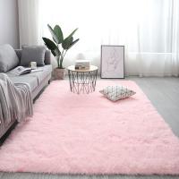 China Multicolor Fluffy Shag Rug 1.7 Inch Plush Microfiber Carpet for Living Room Kids Room for sale