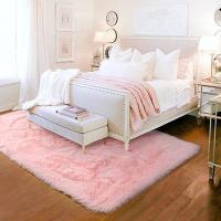 China Multicolor Fluffy Shag Rug 1.7 Inch Plush Microfiber Carpet for Living Room Kids Room for sale
