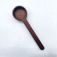 China Natural Beech Wood Coffee Spoon 20ml Measuring Scoop for Coffee Beans Tea Spices for sale