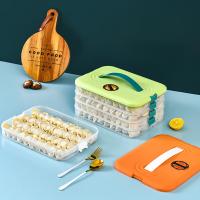 China Food Storage Dumpling Storage Box With Lids Multi Layer for sale