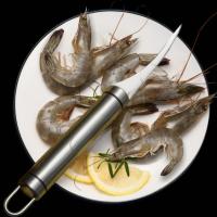 China 304 Stainless Steel Shrimp Deveiner Tool 5 in 1 Peeler Oyster Shucking Knife for sale
