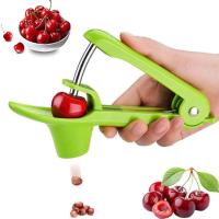 China Cherry Pitter Olive Seed Remover Tool with Food Grade Silicone Cup 205x80x38mm for sale