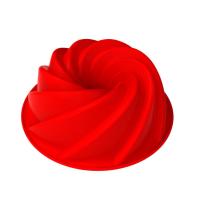 China Food Grade Silicone Cake Mould Non Stick Baking Pan 24x8.5cm BPA Free for sale