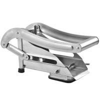 China Stainless Steel Manual Potato Cutter 1/2 Inch 3/8 Inch Blade Ergonomic Handle for sale