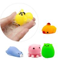 China 50PCS TPR Mini Animal Squishy Stress Toys Mochi Fidget Toys for Stress Relief 4cm for sale
