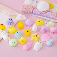 China 50PCS TPR Mini Animal Squishy Stress Toys Mochi Fidget Toys for Stress Relief 4cm for sale