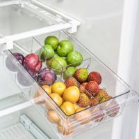 China PET Fridge Drawer Organizer 600g 30.5cm Pull Out Storage Container for Drinks Food for sale
