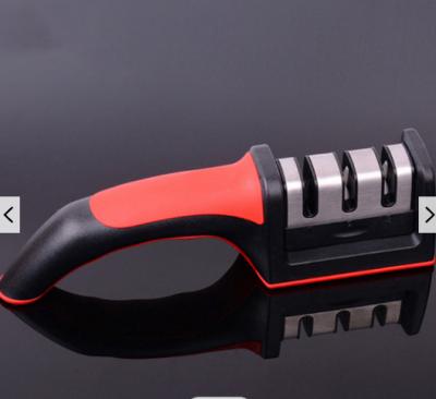 China 3-Stage Diamond Knife Sharpener 5x21x6.3cm for Hunting Heavy Duty Ceramic Blade for sale