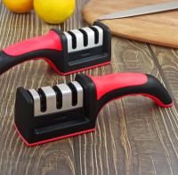 China 3-Stage Diamond Knife Sharpener 5x21x6.3cm for Hunting Heavy Duty Ceramic Blade for sale