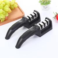 China 3-Stage Diamond Knife Sharpener 5x21x6.3cm for Hunting Heavy Duty Ceramic Blade for sale