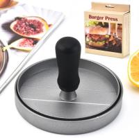 China Non-Stick Hamburger Press Patty Maker 11.6cm Aluminum Burger Mold for Homemade Patties for sale