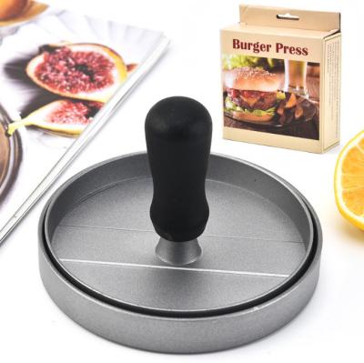 China Non-Stick Hamburger Press Patty Maker 11.6cm Aluminum Burger Mold for Homemade Patties for sale