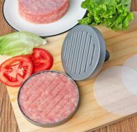 China Non-Stick Hamburger Press Patty Maker 11.6cm Aluminum Burger Mold for Homemade Patties for sale