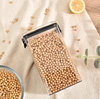 China PET Plastic Food Storage Containers 460ml 700ml Airtight Kitchen Pantry Organization for sale