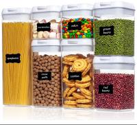 China 7pcs BPA Free Airtight Kitchen Food Storage Containers with Easy Lock Lids 1.7qt for sale