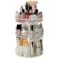 China Adjustable Acrylic 360 Degree Rotating Cosmetic Organizer 4 Tier for sale