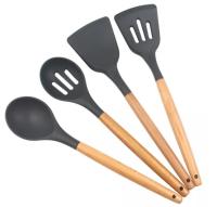 China Household Silicone Spatula Spoon Set for sale