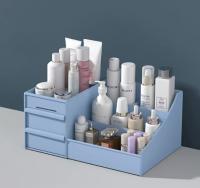 China Plastic Desktop Makeup Organizer Multilayer Box For Cosmetic Storage for sale