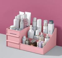 China Plastic Desktop Makeup Organizer Multilayer Box For Cosmetic Storage for sale