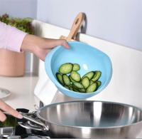 China PP 2-in-1 Rice Washing Basket Colander 20cm Kitchen Fruit Vegetable Strainer for sale