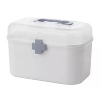 China Portable Household Storage Container Plastic First Aid Box Organizer for sale