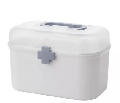 China Portable Household Storage Container Plastic First Aid Box Organizer for sale