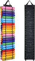 China Wall Mount Vinyl Storage Organizer 48 Compartments Oxford PVC Durable Craft Roll Holder for sale